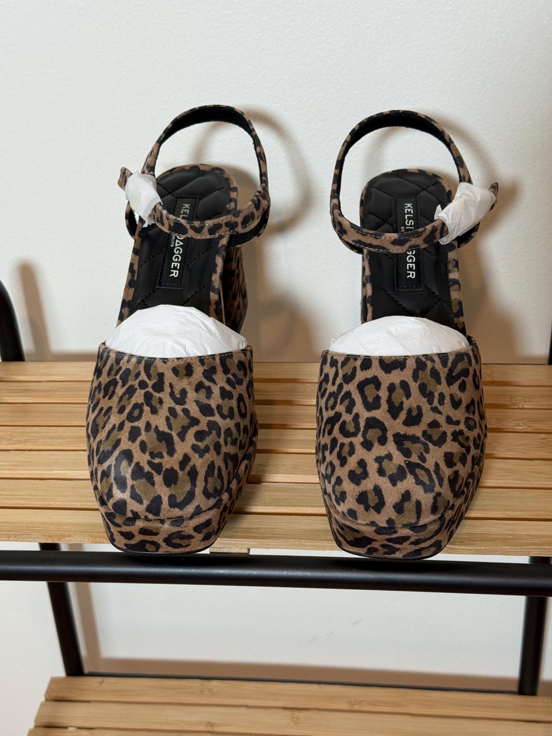 NWOT Leopard Platform Shoes - Etsy