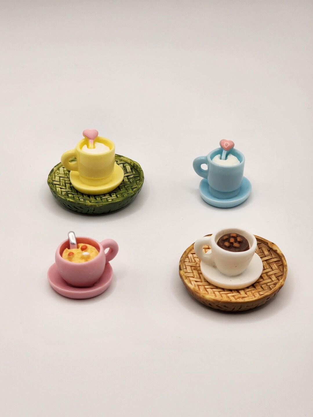 Miniature Tea Cups – Tiny Dollhouse Breakfast & Beverage Decor - Etsy