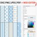 Baby Shower Boy Digital Paper Pack, Blue, Instant Download, 12" X 12 ...