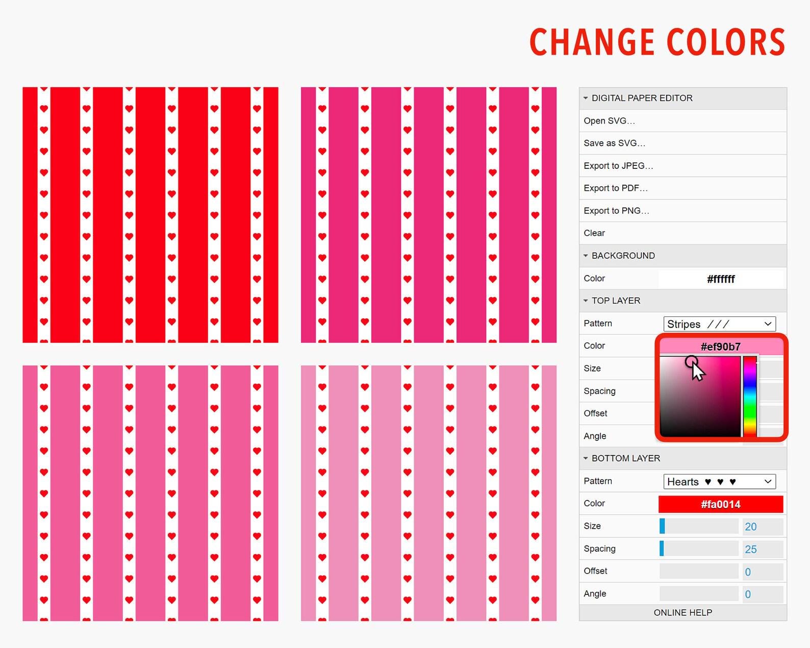 Editable Valentine Digital Papers: Customizable Romantic Backgrounds ...