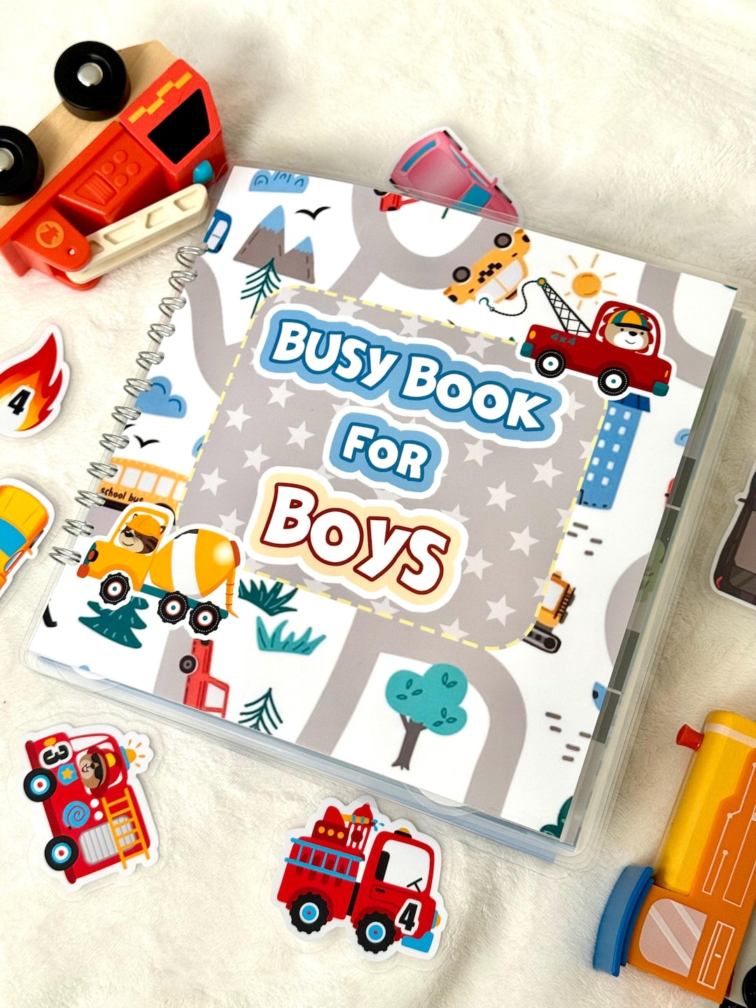 Busy Book for Boys, Montessori Toy, Baby Busy Board, Educational Toys ...