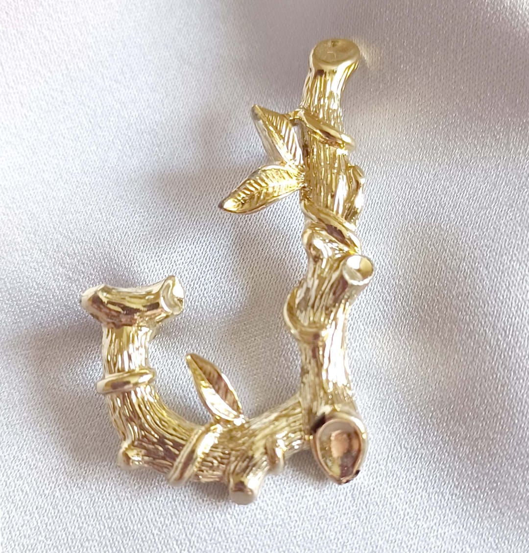 Initial Brooch Letter J Sarah Coventry Vintage Goldtone Signed - Etsy