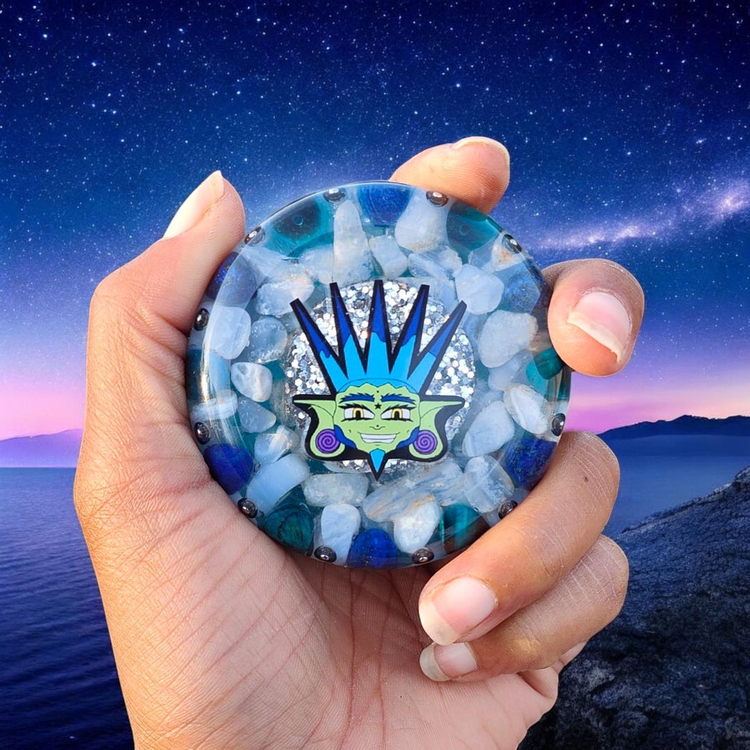 The Extra-vision Stone - Orgonite Palm Stone - Etsy