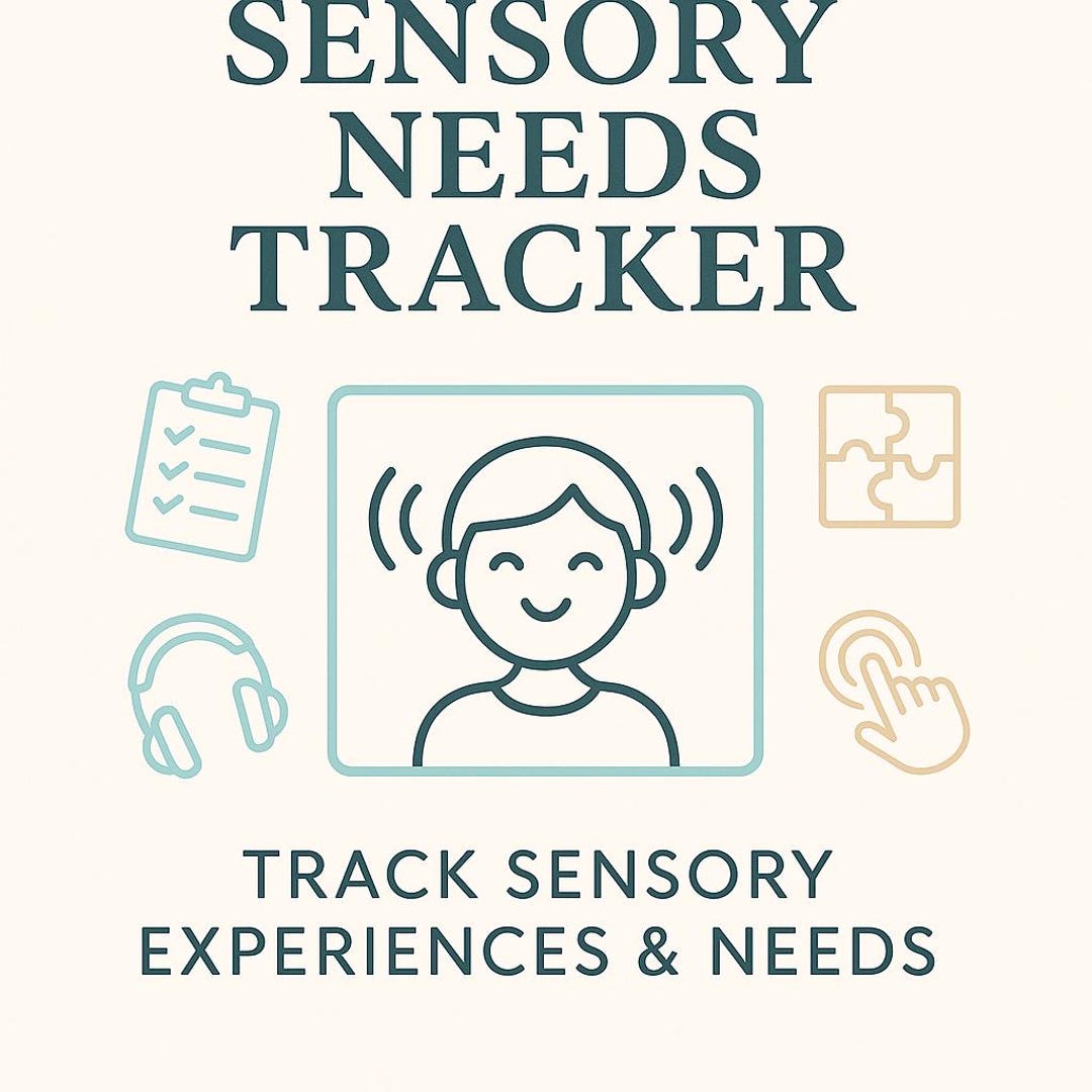 Autism Sensory Needs Tracker | Sensory Support Printable | Autism ...