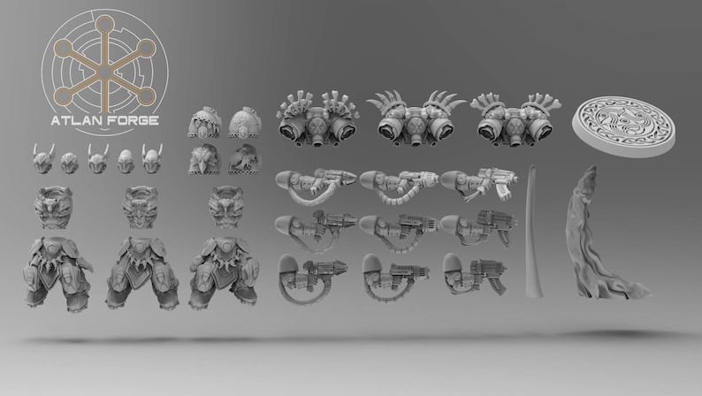 Asgardian Storm Aegis | Modular 3D Printed Resin | Jump Pack Elite ...