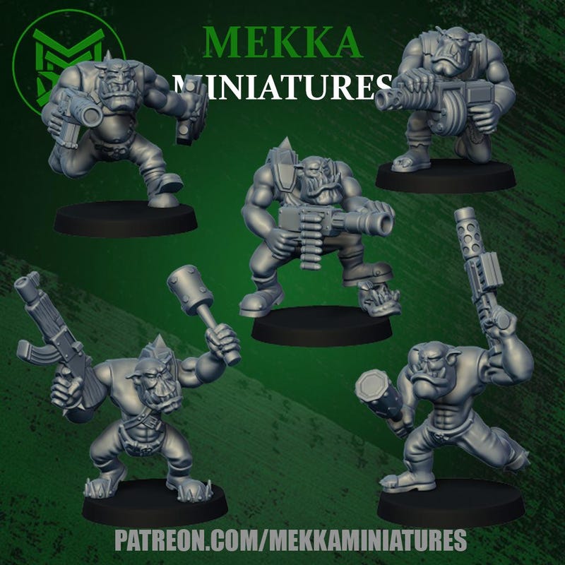 Miniature Ork Boys - Etsy