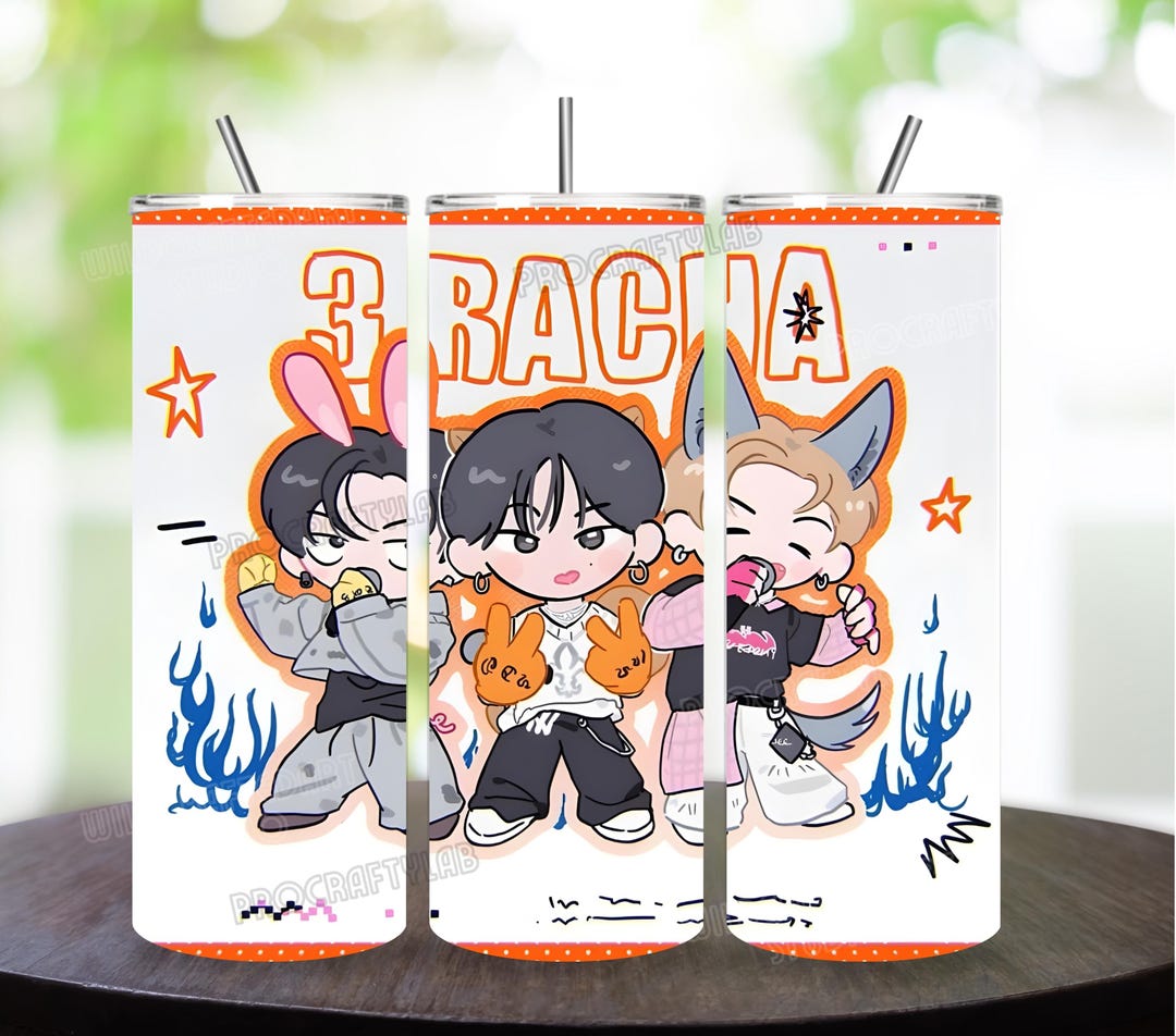 3RACHA Tumbler Wrap PNG • K-pop 20oz & 30oz Skinny Tumbler Design - Etsy