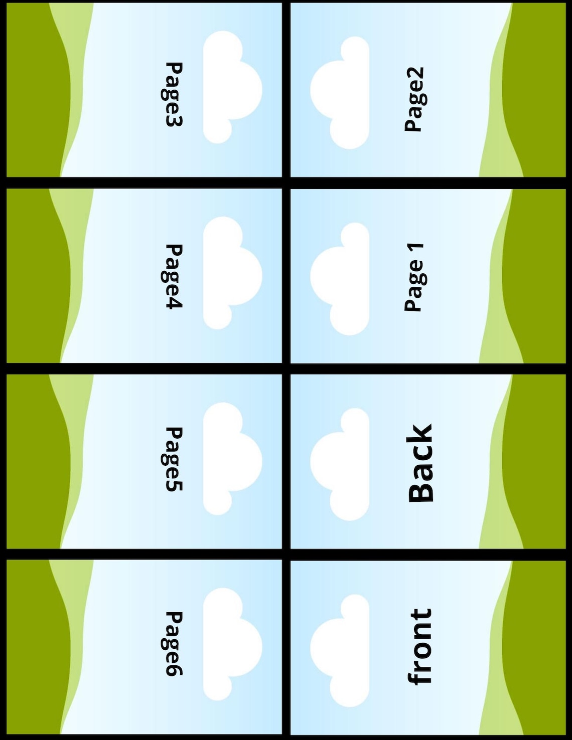 Mini Booklet Canva Template, Sublimation Booklet,diy Mini Booklet,svg ...