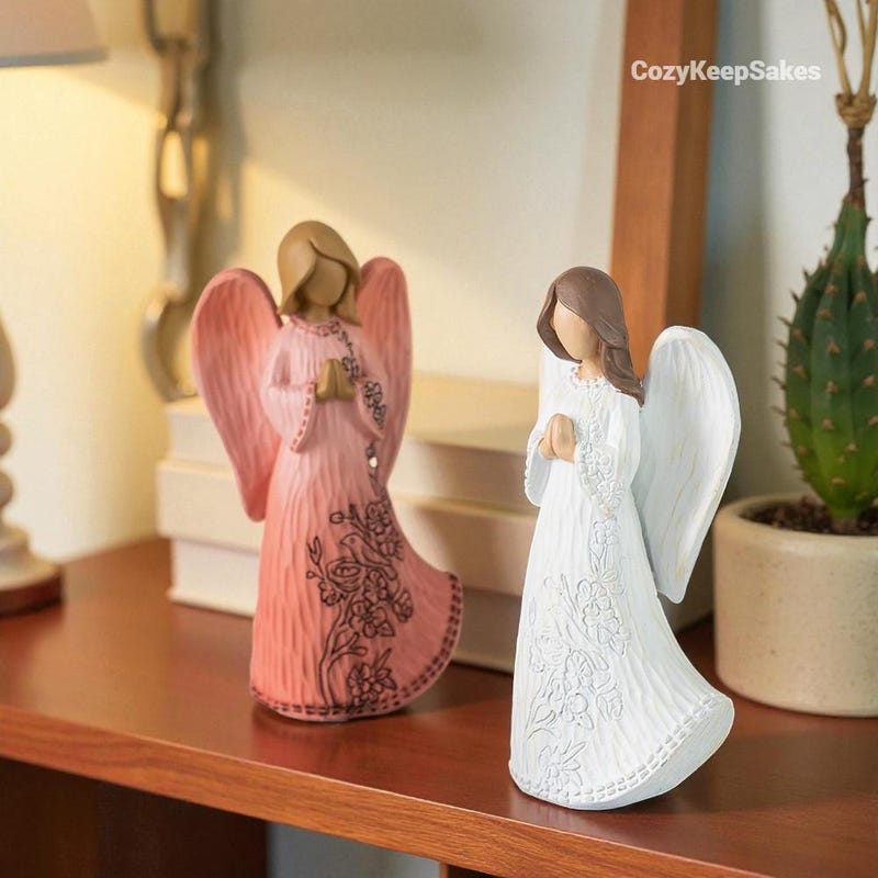 Elegant Angel Figures - Etsy UK