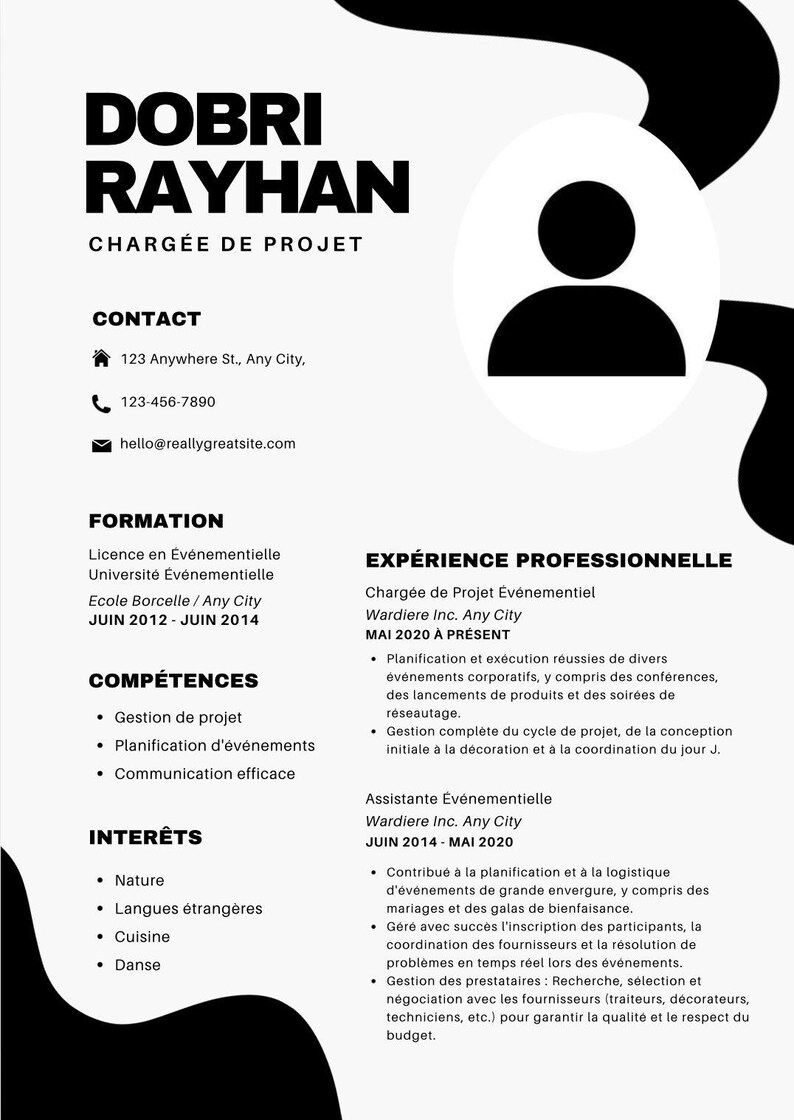 Modern CV Template Pack | Editable Resume & Cover Letter | Professional ...
