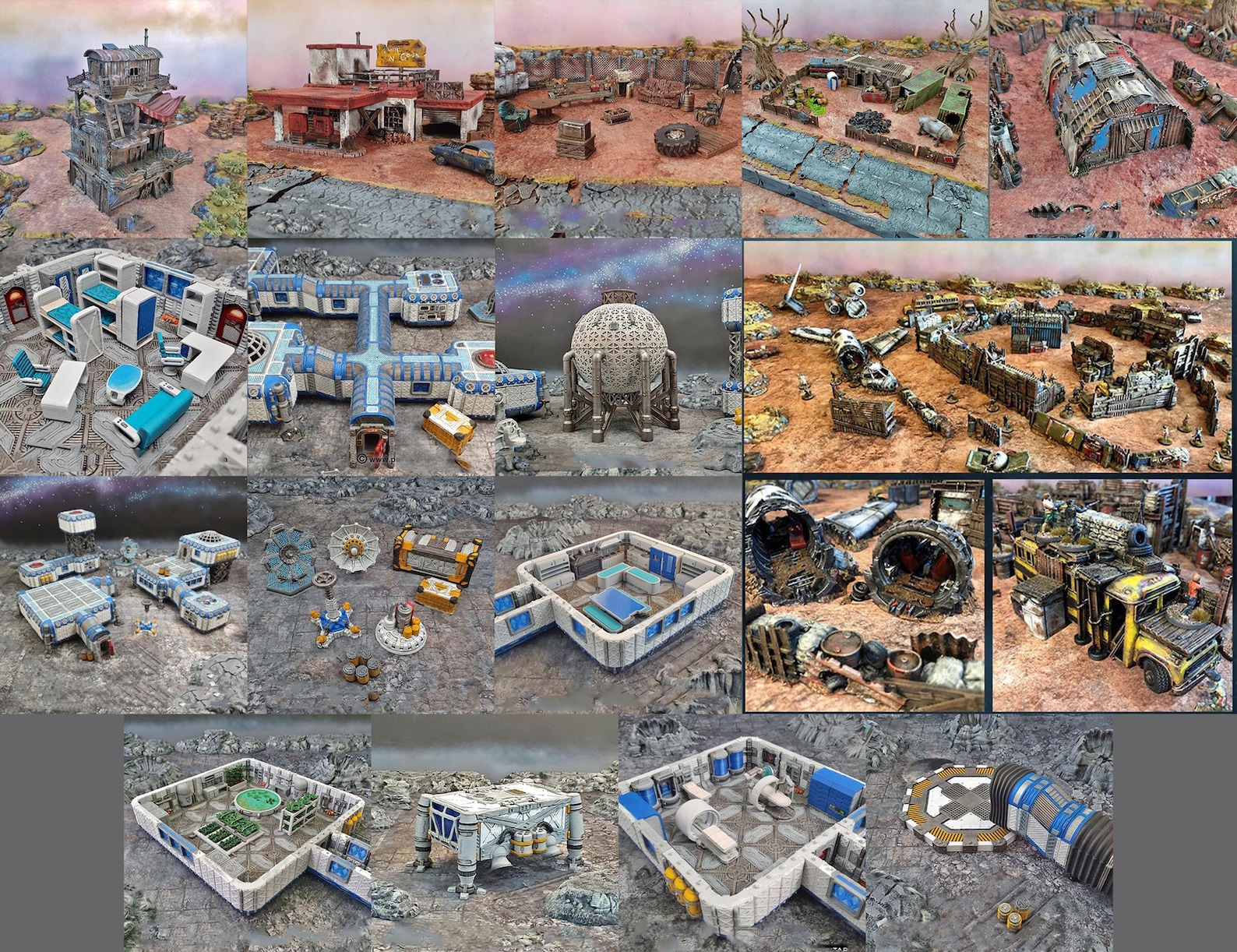 Brave New Worlds 3d Stl Scenery Pack | 3d Stl Pack | Terrains | Scenery ...
