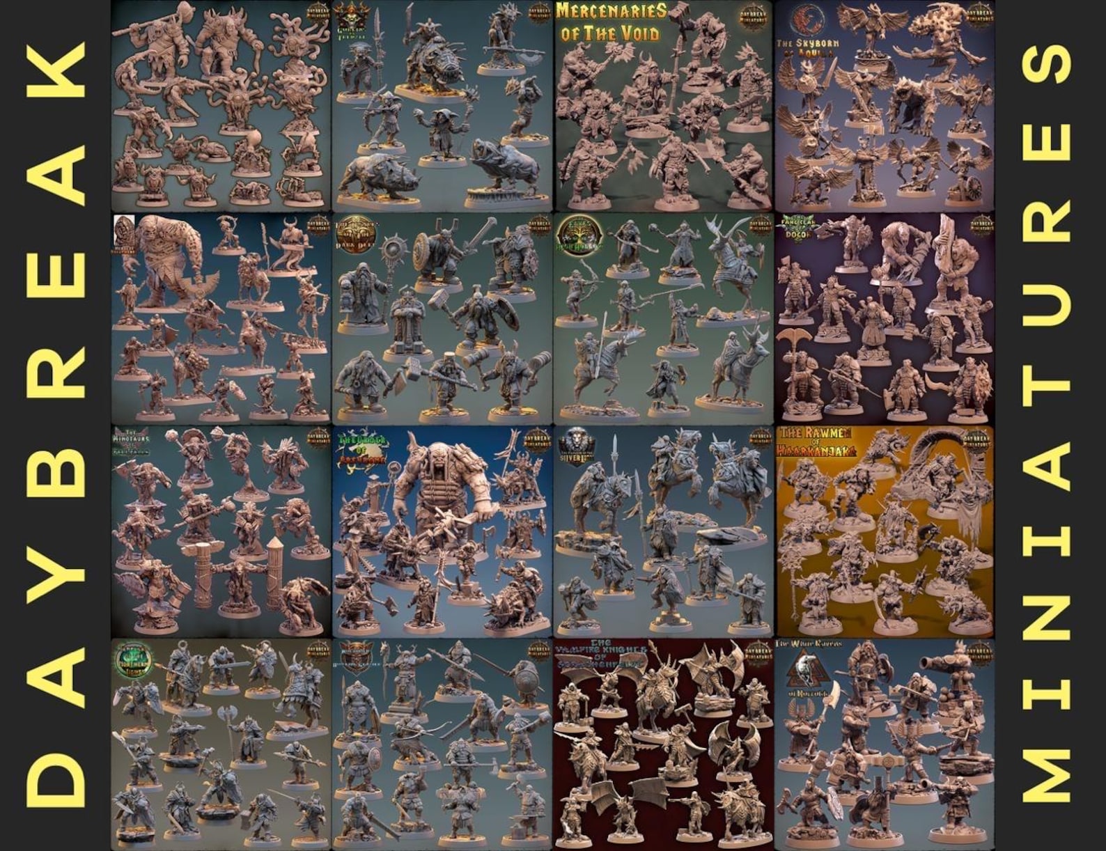 Daybreak Big STL sort un pack de figurines | fichier stl 3D ...