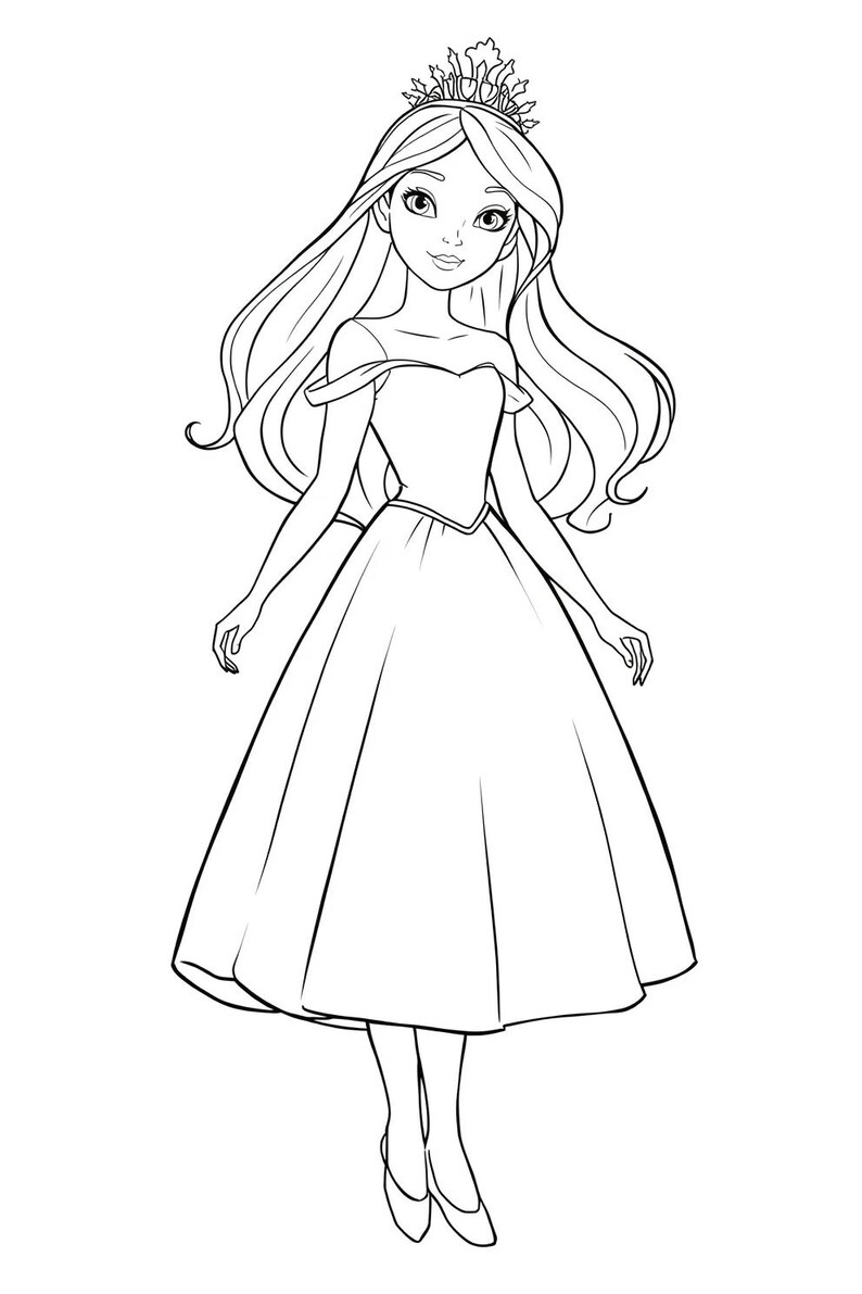 Princess Coloring Pages – Printable PDF Set - Etsy