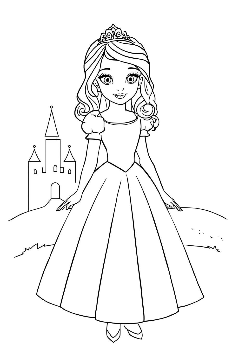 Princess Coloring Pages – Printable PDF Set - Etsy