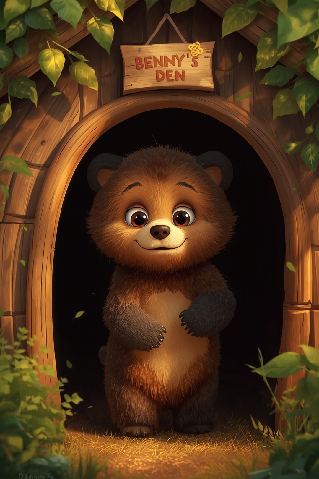 Benny the Brave Little Bear | Digital Kids Storybook | Printable ...