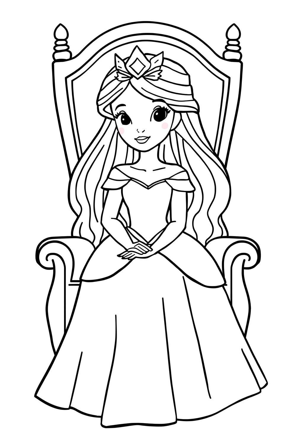 Princess Coloring Pages – Printable PDF Set - Etsy