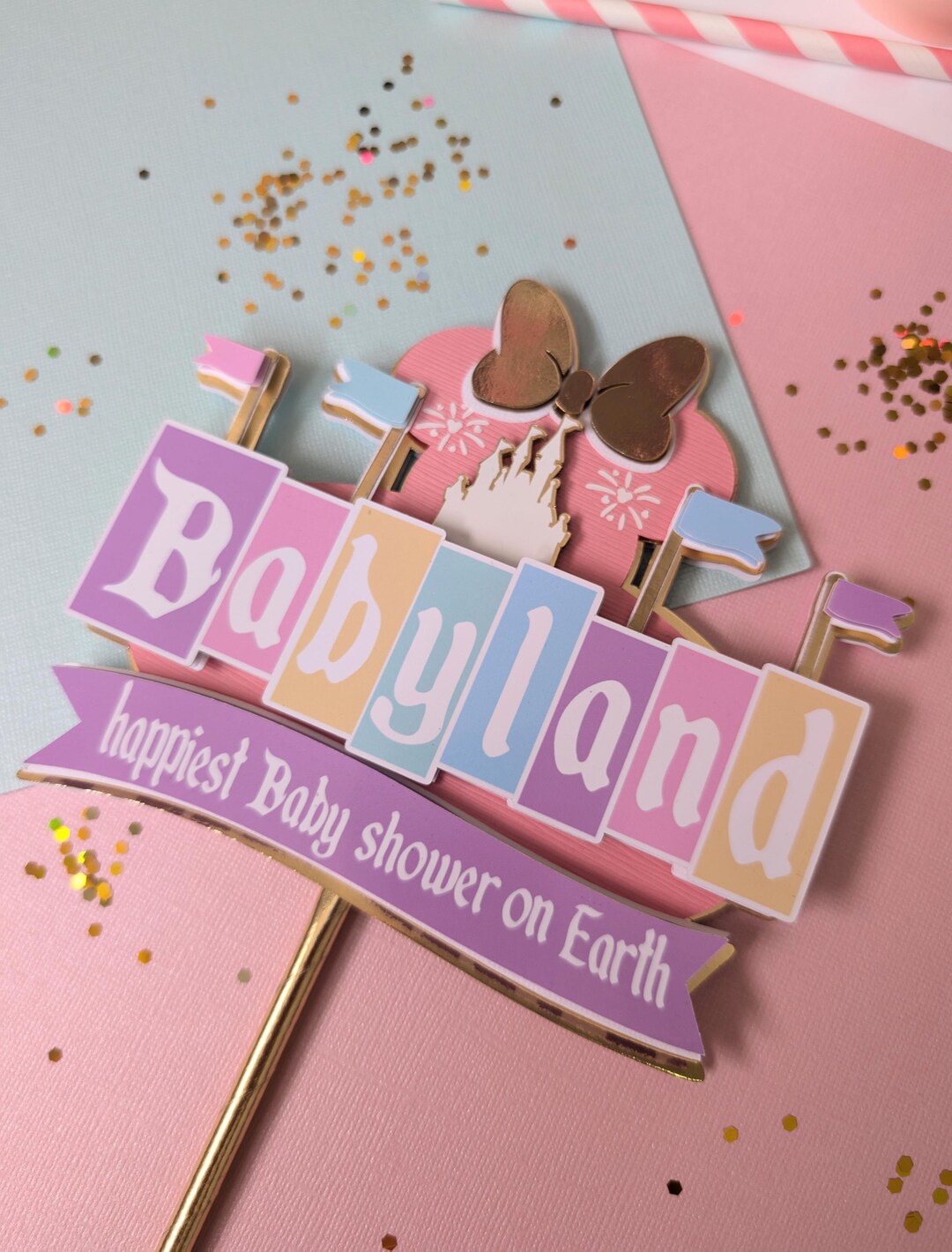 Babyland Cake Topper / Disneyland Decoration - Etsy