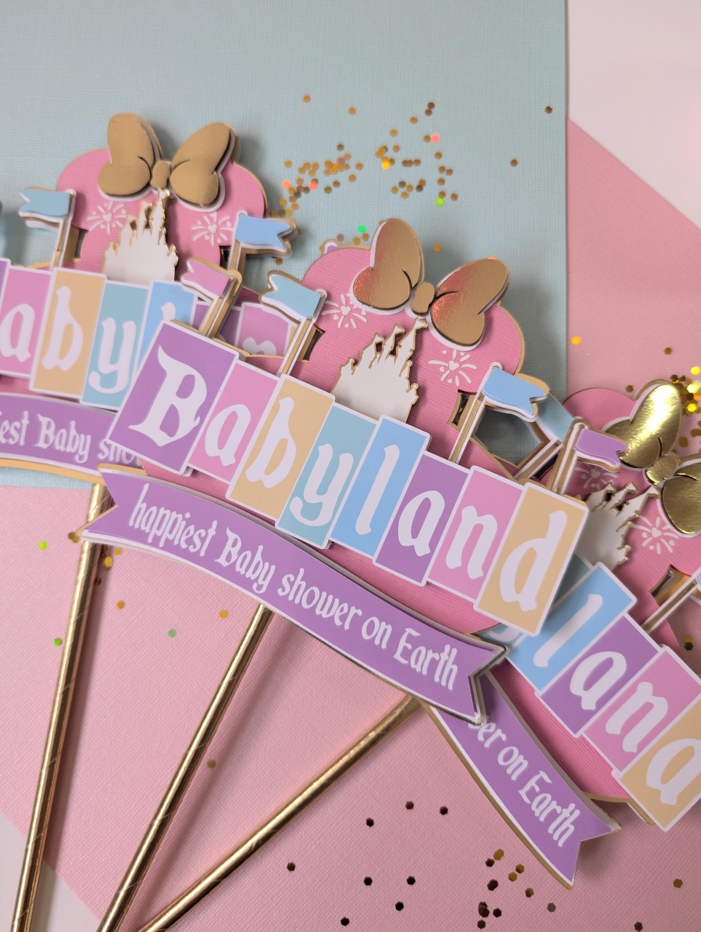 Babyland Cake Topper / Disneyland Decoration - Etsy