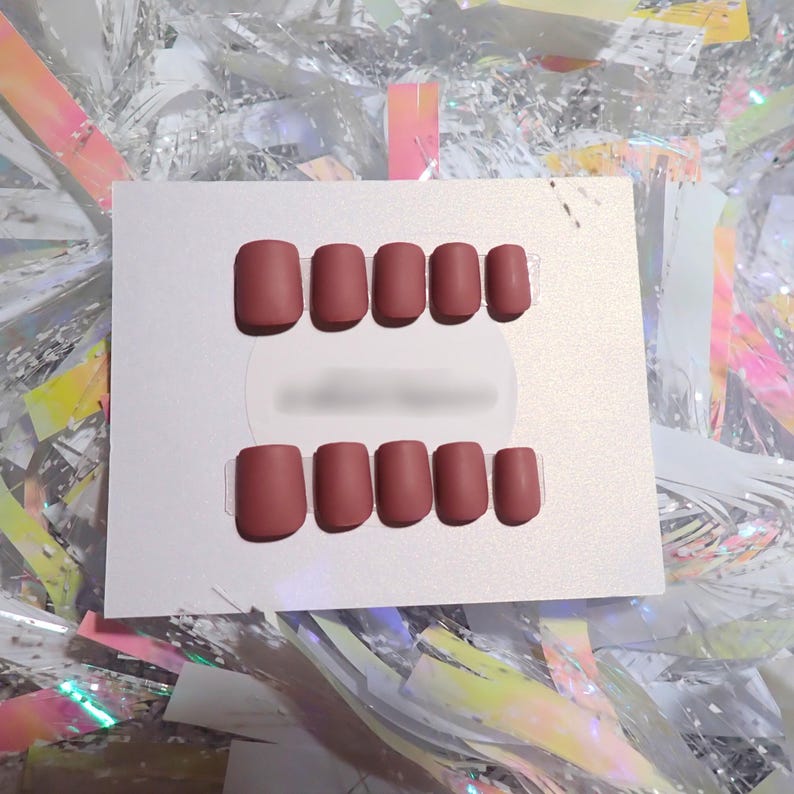 Neutral Matte Gel Press on Nails - Pick Your Shape - Etsy