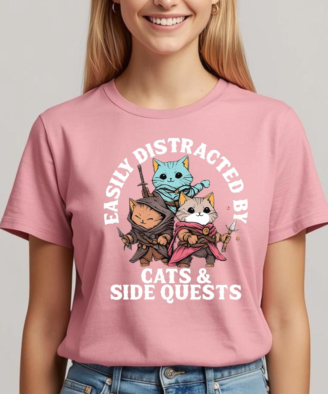 RPG Gamer Cats PNG, Dnd Party Design (digital Download) - Etsy