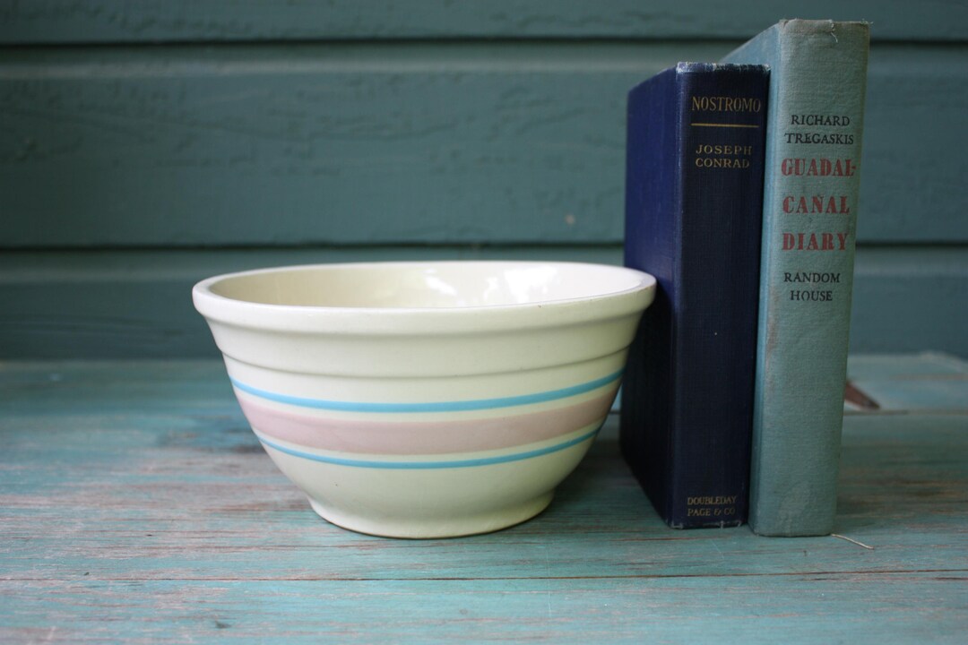 Vintage Mccoy Oven Proof Pottery Bowl, Vintage Mccoy, Americana Bowl ...