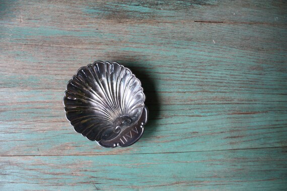 Crescent Silver Plate Decorative Shell Dish Vintage Crescent - Etsy