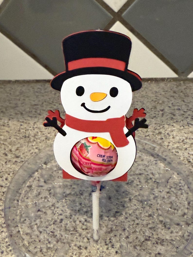 Christmas Lollipop Holders – Santa, Reindeer, Snowman & Gnome Holiday ...