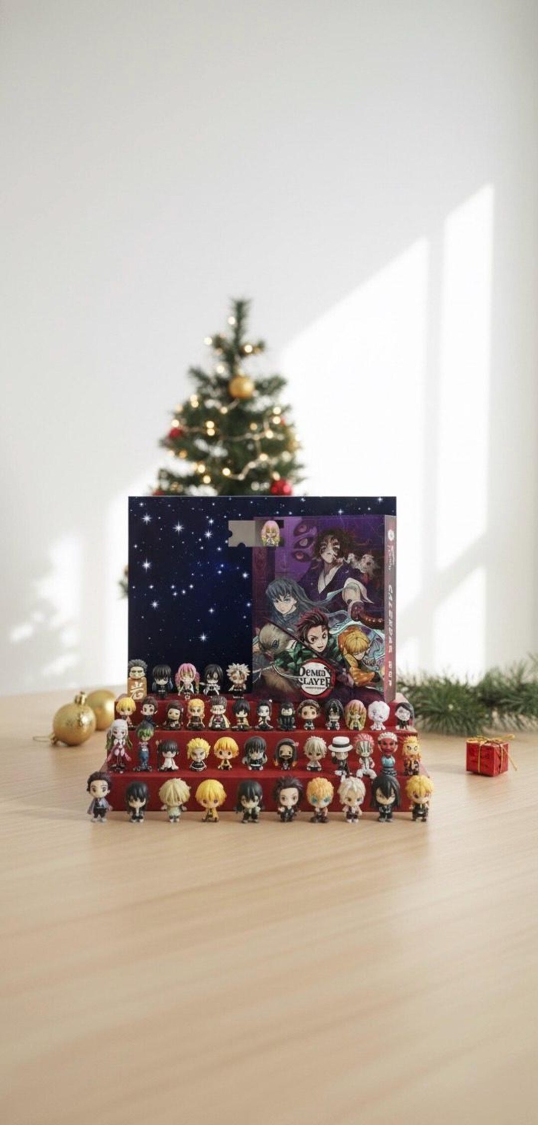 Anime Warrior Advent Calendar With 24 Chibi Figures Christmas Gift Box ...