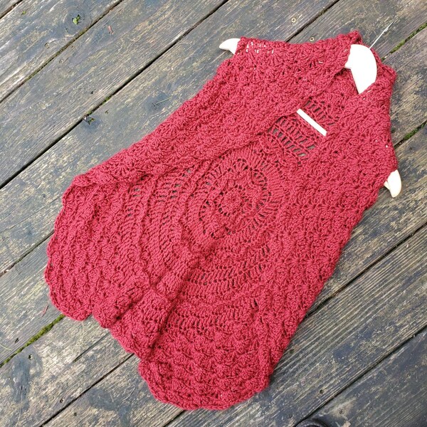 Crochet Boho Vest - Etsy