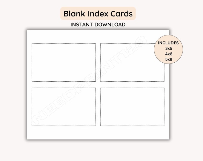 Colored Index Card Clipart / Index Card Image / Index Card Png ...