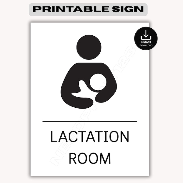 Lactation Room Sign - Etsy