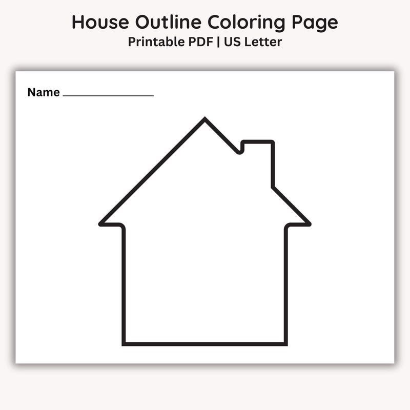Painting Outline Houses - Etsy