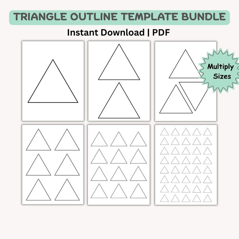 Triangle Stencil - Etsy
