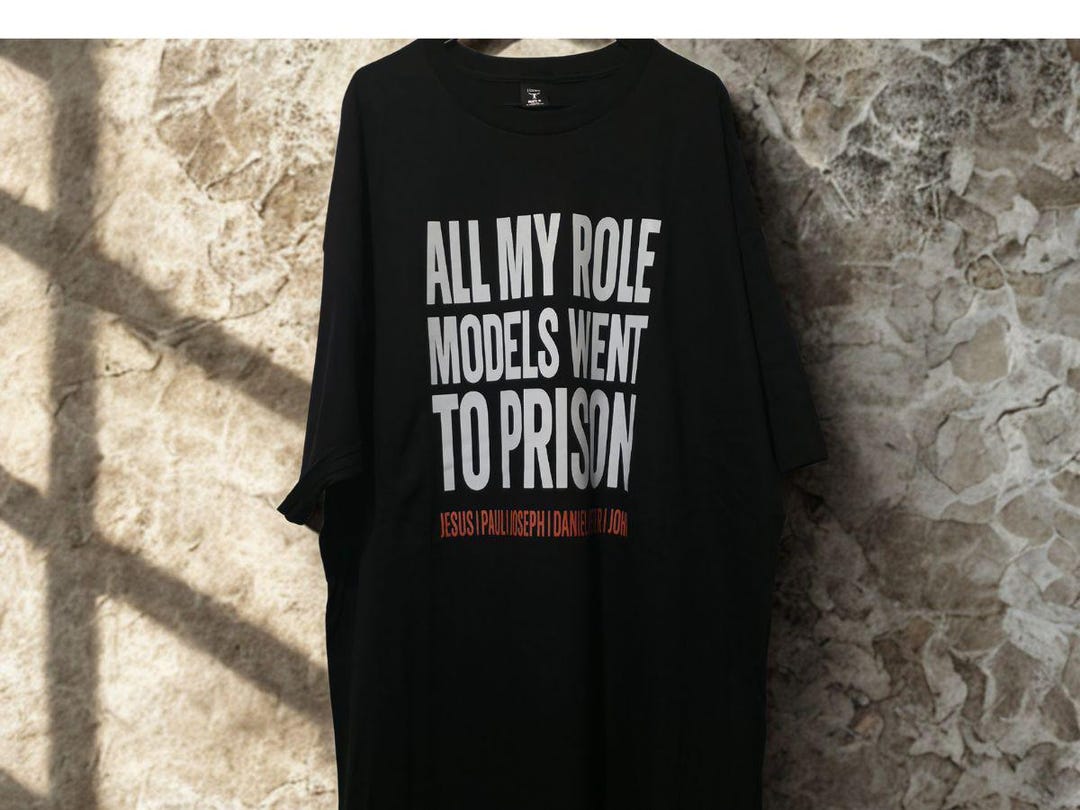 Christian Shirt - All My Role Models Went to Prison, Faith Tee - Etsy