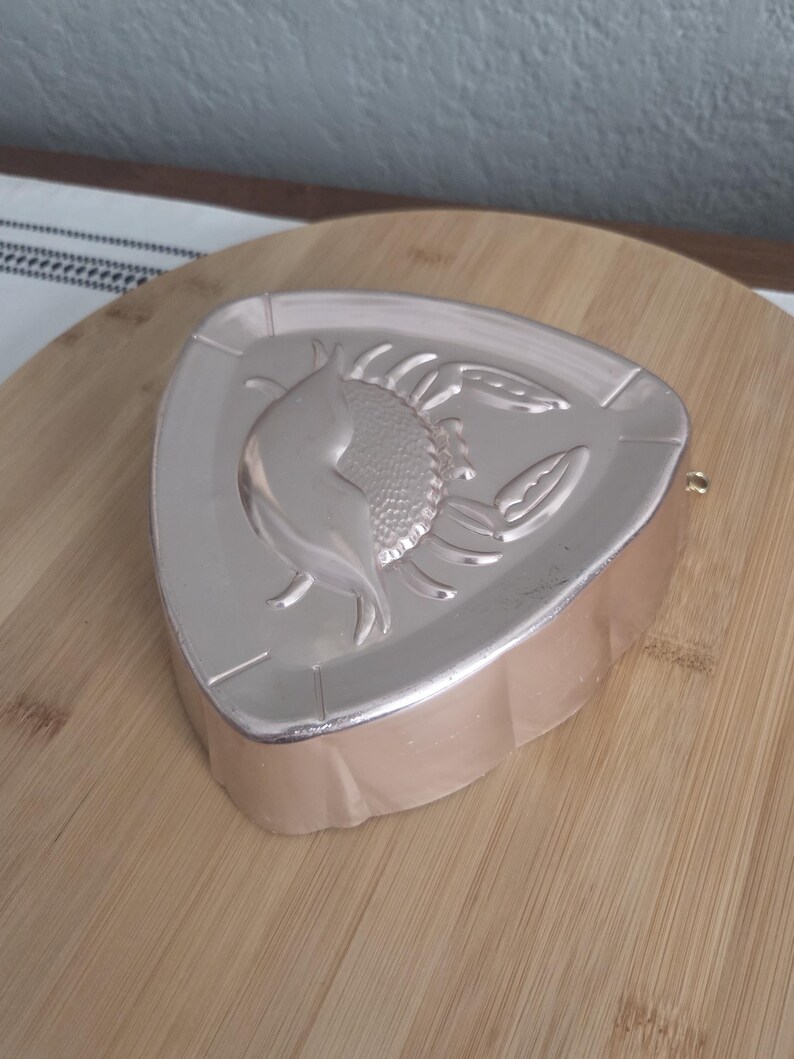 Vintage West Bend Copper-toned Crab Jello Mold / Kitchen Wall Decor - Etsy