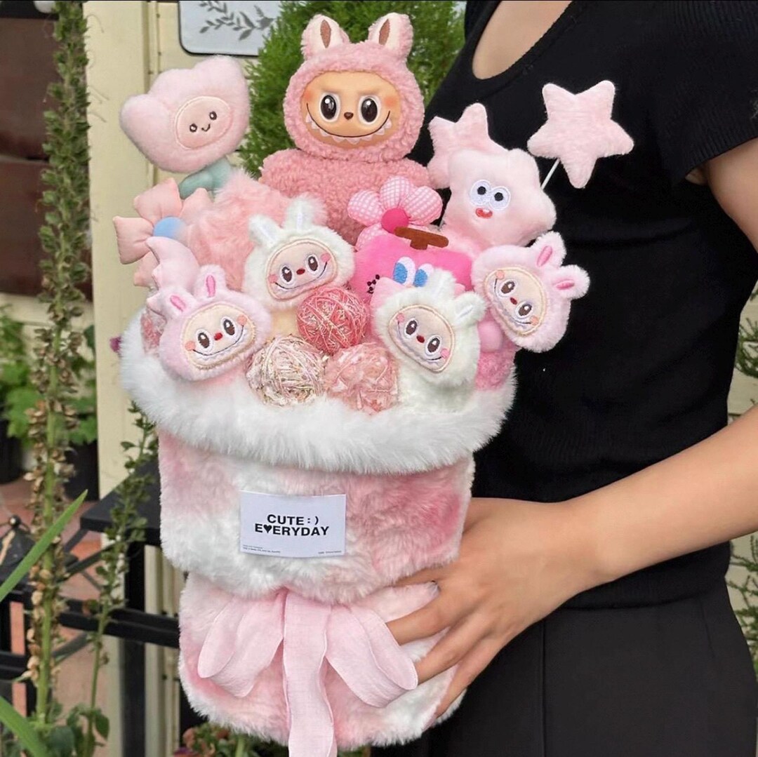 Labubu Plushie Bouquet Christmas/ Birthday Gift for Girlfriend - Etsy