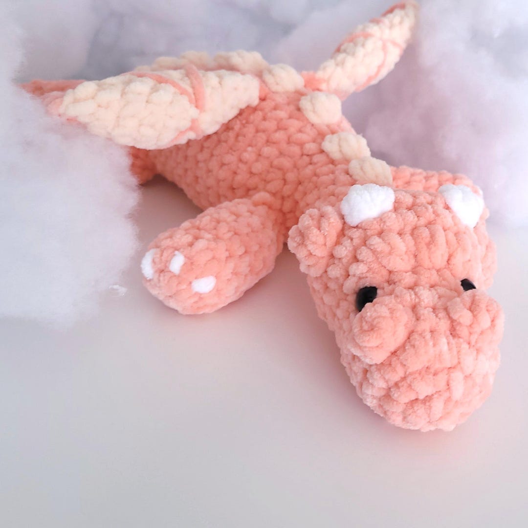 Dragon Plush – Weighted Comfort Snuggle | Soft Sensory | Handmade ...
