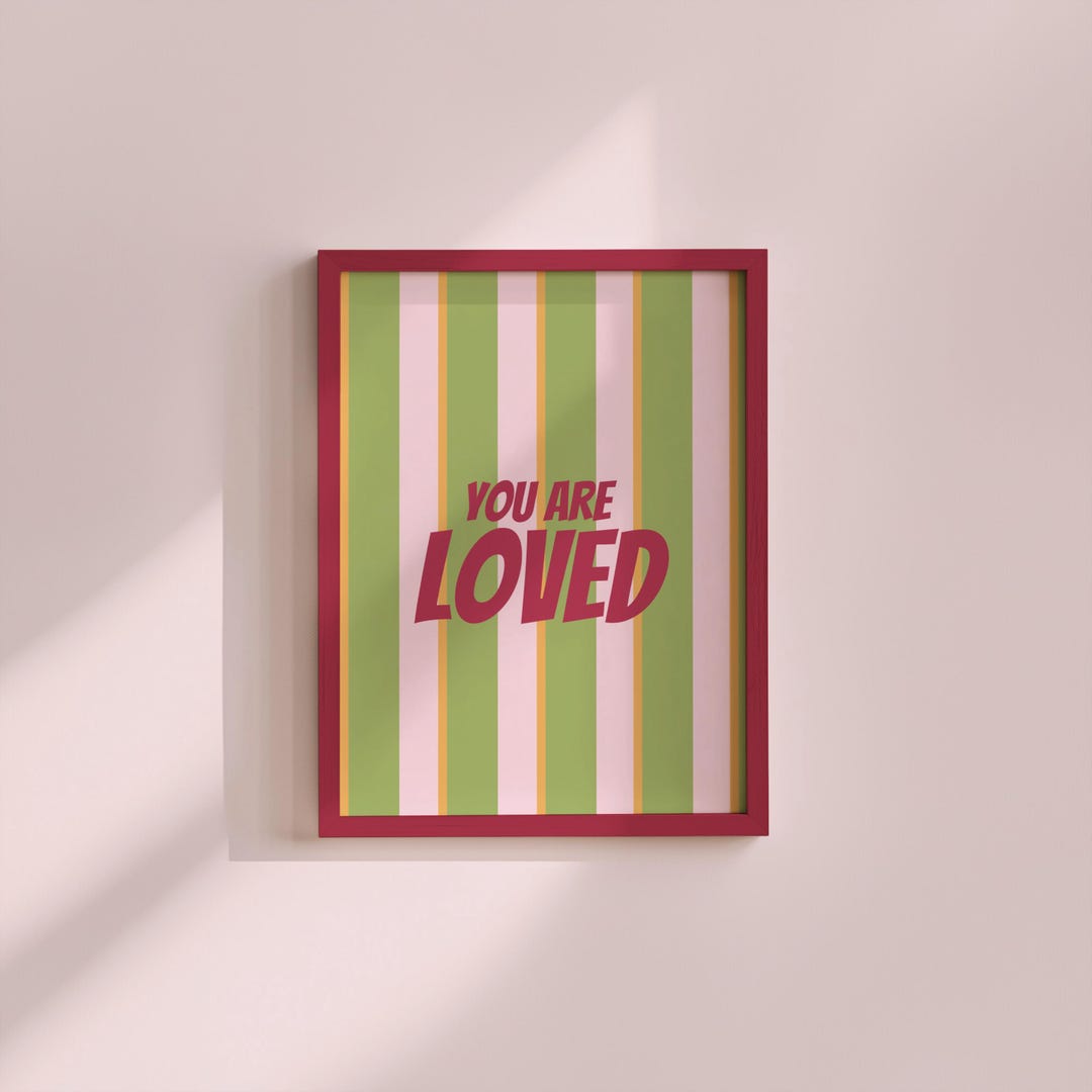 Print Minimalist Love Wall Art Poster | Motivational Quote ...