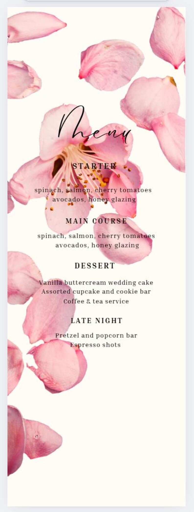 Cherry Blossom World Map Wedding Invitation Suite – Editable Templates ...