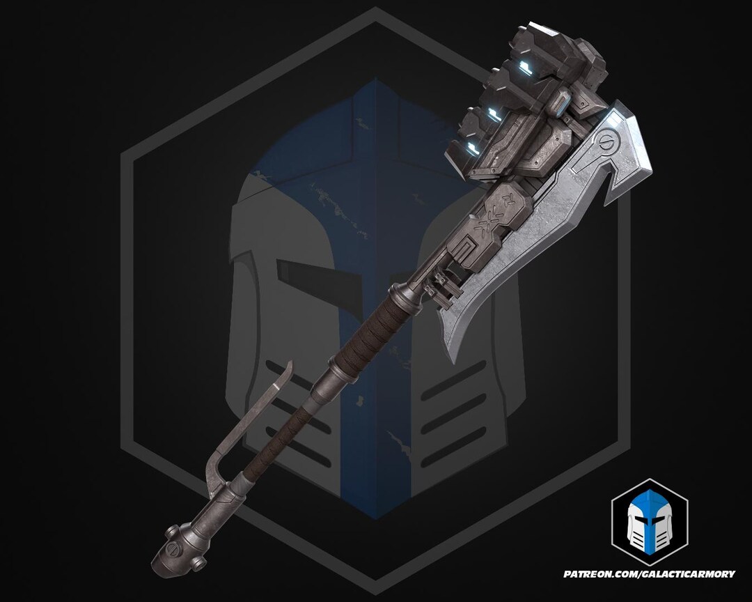 Halo Brute Chieftan Gravity Hammer Prop | 3D Printed DIY Kit 210cm ...