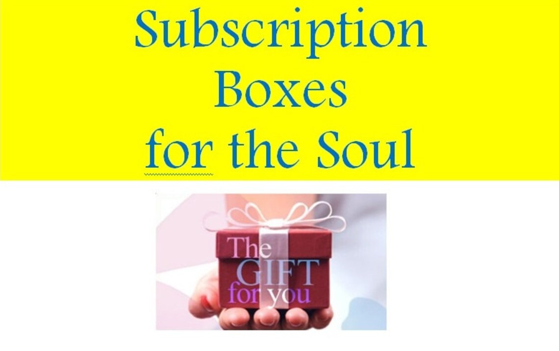 Monthly Subscription Box for the Soul - Etsy