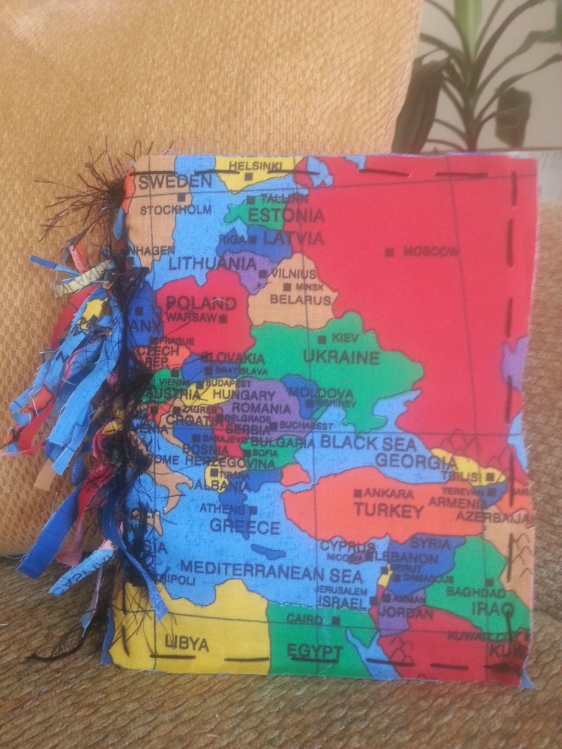Travel Journal / World Map Journal - Etsy