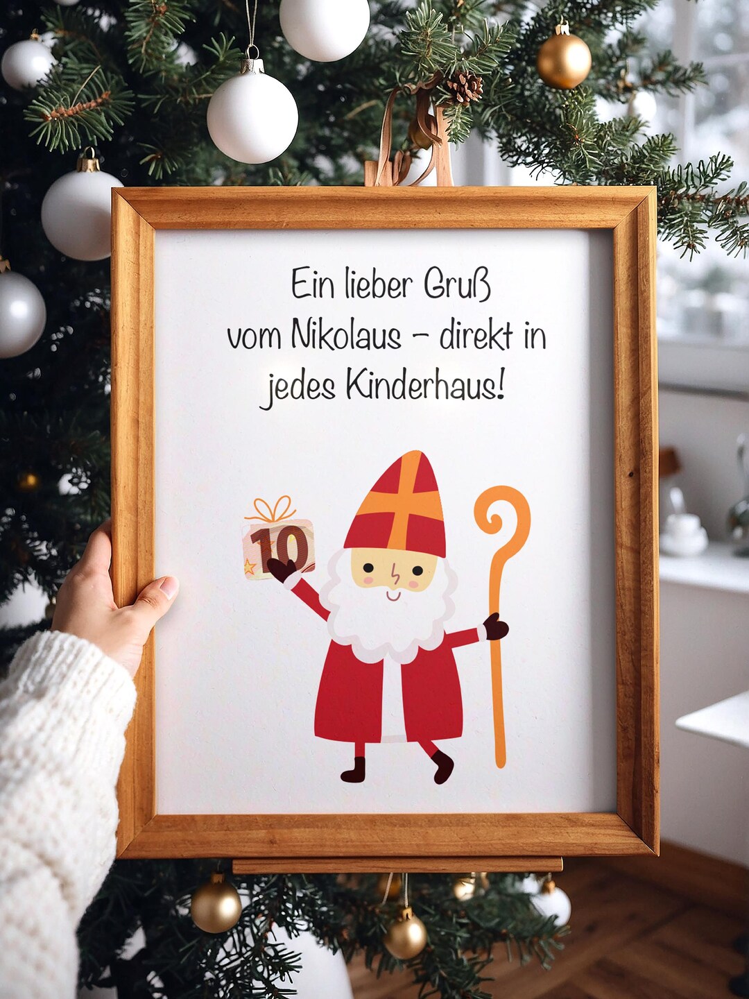 A Money Gift for St. Nicholas Day – Print, Assemble & Give. DIN A4, A5 ...