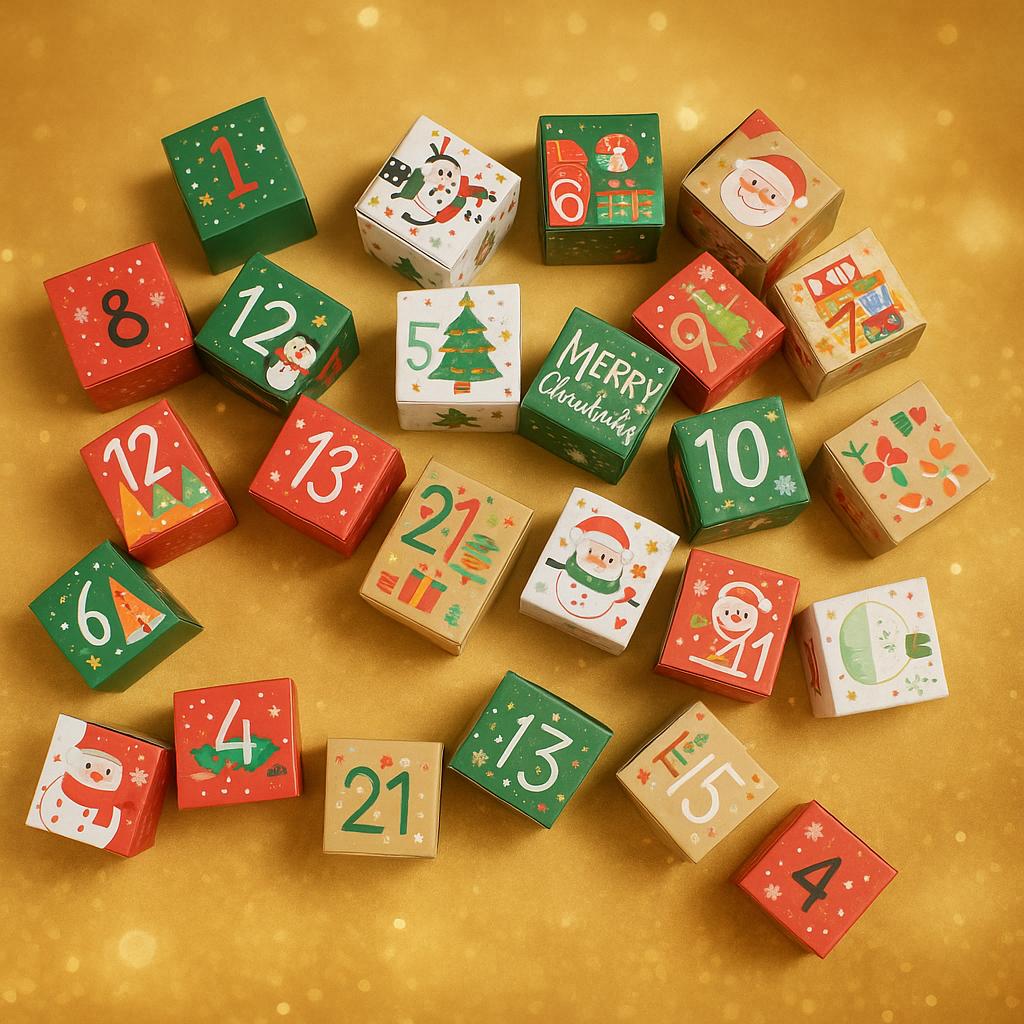 DIY Christmas Advent Calendar Boxes – 24 Empty Gift Boxes for the ...