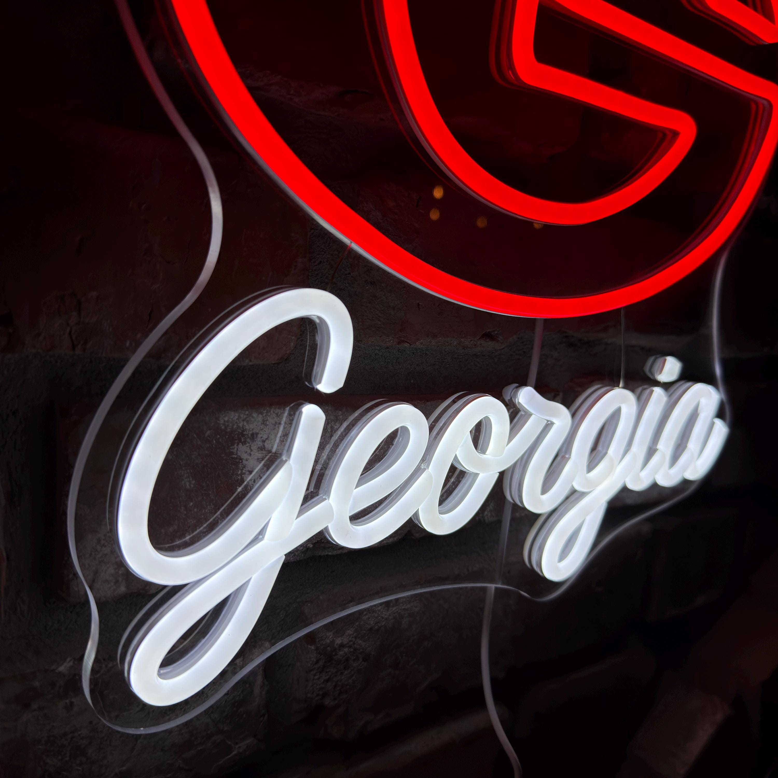 University of Georgia Neon Sign — LED Collegiate Décor Bulldogs ...