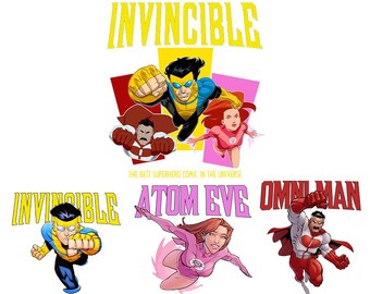 Vintage Invinvcible PNG SVG, Comic Book File Design, Invincible Shirt ...