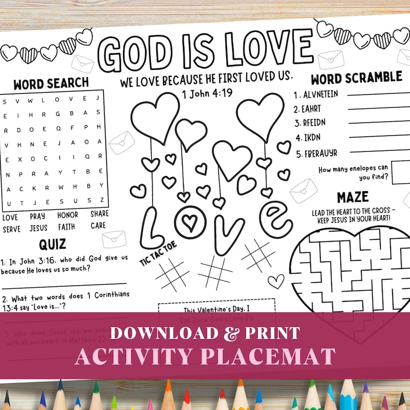 Valentine Placemats - Etsy