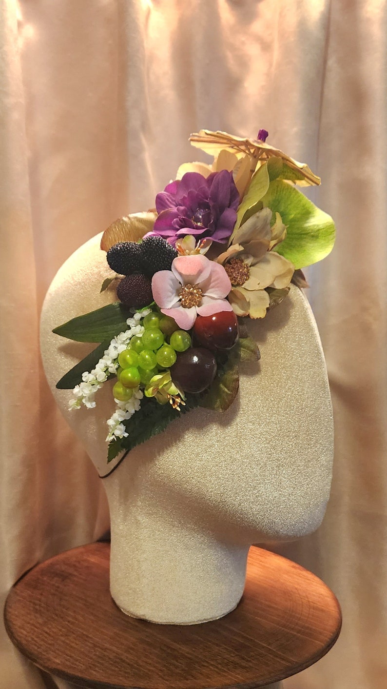 Tiki Tropical Headpiece Fruit Headpiece Fruit Tiki Hair - Etsy