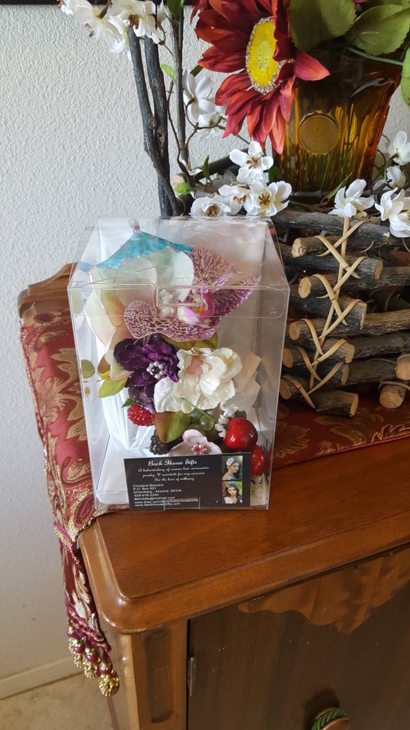 Tiki Tropical Headpiece Fruit Headpiece Fruit Tiki Hair - Etsy