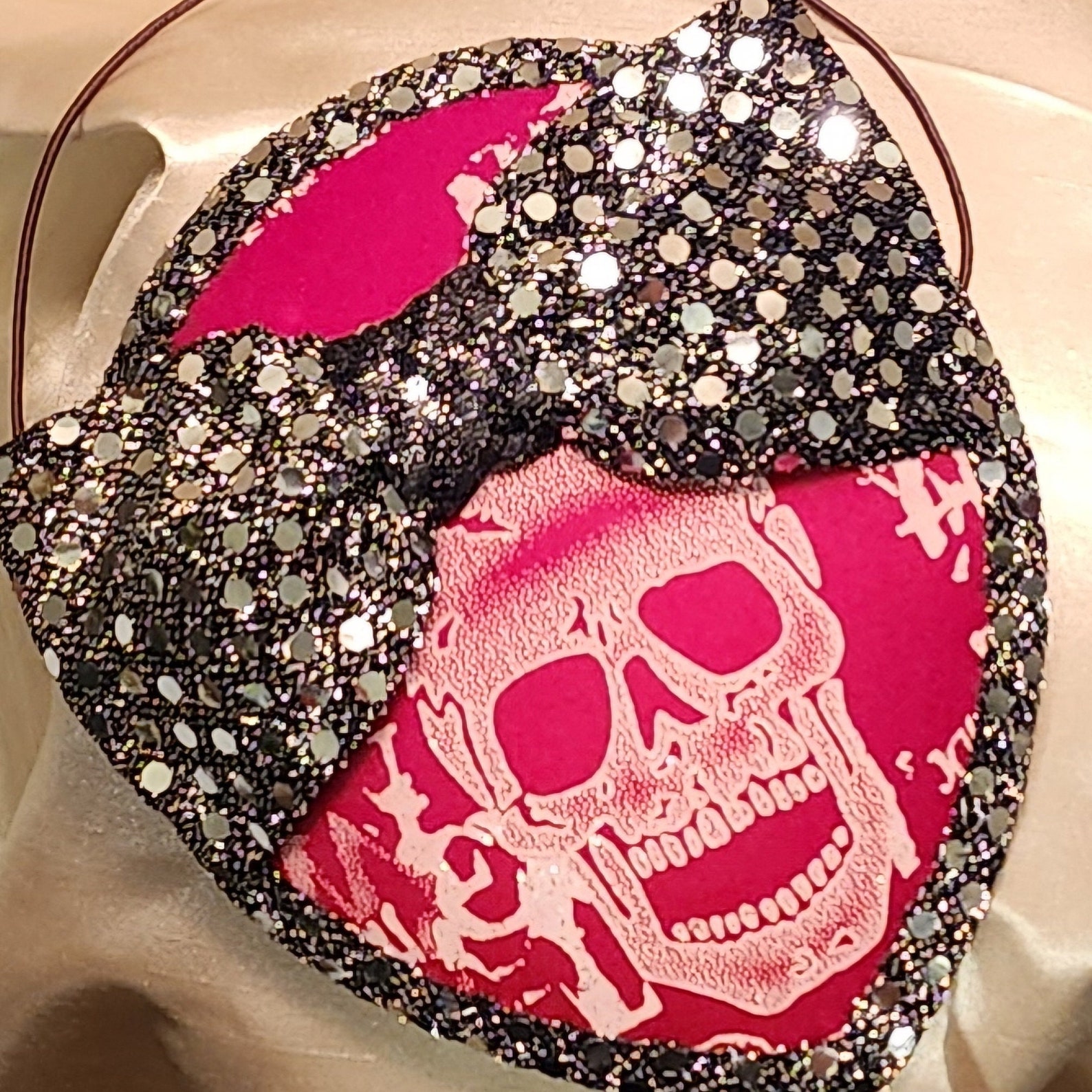 Red Skull Fascinator, Cocktail Hat, Party Hat, Rockabilly - Etsy